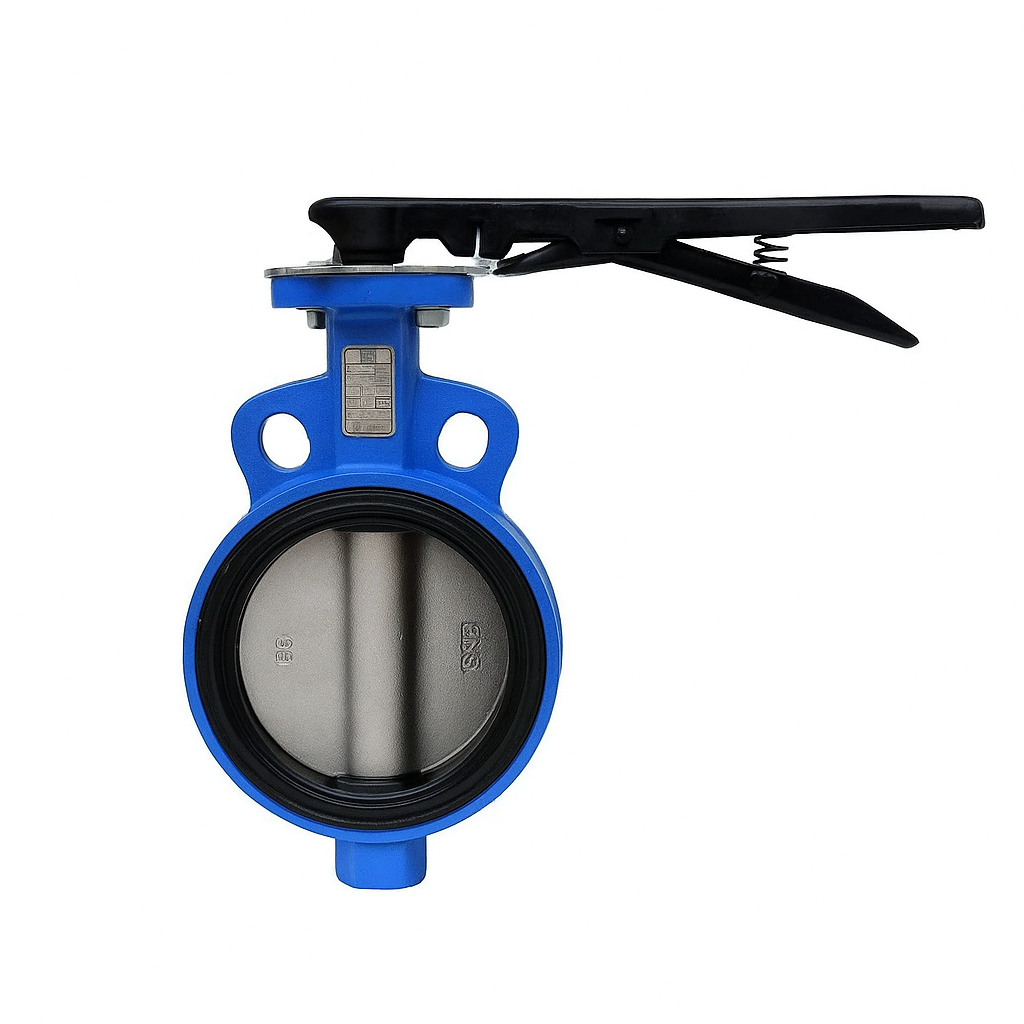 Wafer Type Butterfly Valve-CI Body & CF8 Disc-Lever Operated PN-10 ...